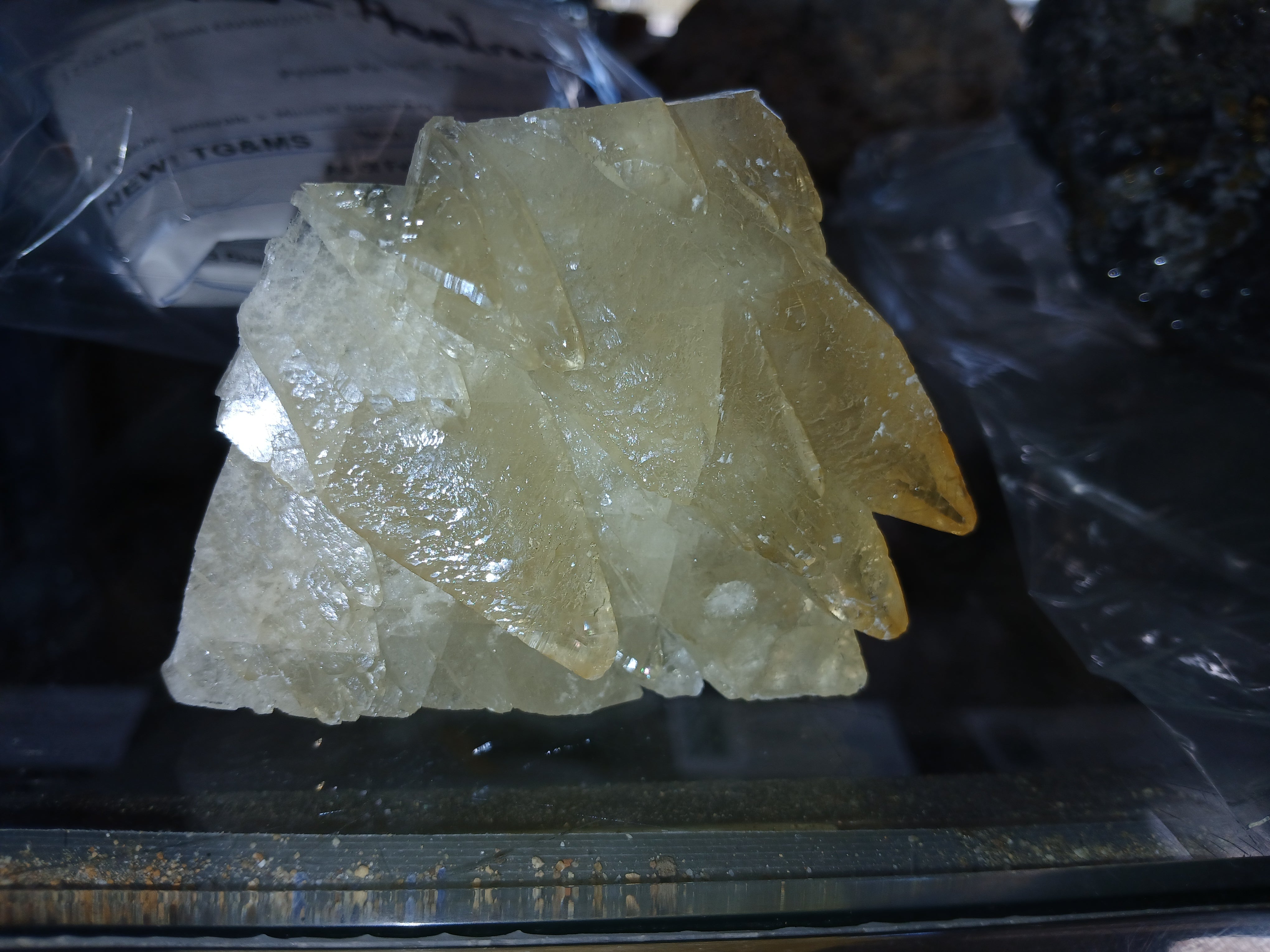Golden Calcite Crystals – Mooney Fine Mineral